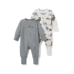 Tchibo - 2 Baby-Pyjamas - Kinder - Gr. 98/104 - creme