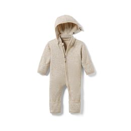 Tchibo - Baby-Strickfleece-Overall - Baby - Gr. 62/68 - beige