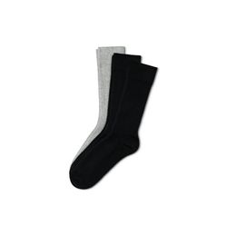Tchibo - 3 Paar Socken - Damen - Gr. 44-46 - schwarz