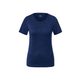 Tchibo - Funktionsshirt mit Wolle - Damen - Gr. XS - blau