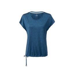 Tchibo - Funktionsshirt - Damen - Gr. S - blau/gestreift