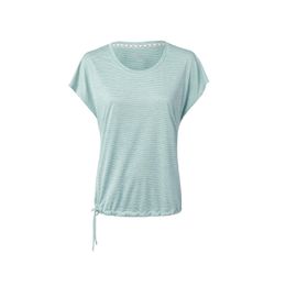 Tchibo - Funktionsshirt - Damen - Gr. XL - Mint/gestreift