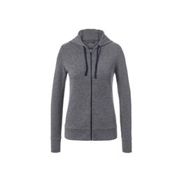 Tchibo - Kapuzenjacke mit Wolle - Damen - Gr. S - hellgrau