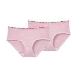 Tchibo - 2 Pantys - Damen - Gr. L - wei&szlig;/gestreift