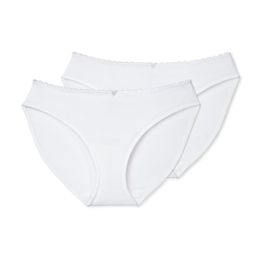 Tchibo - 2 Slips - Damen - Gr. M - wei&szlig;