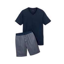 Tchibo - Shorty-Pyjama - Herren - Gr. M - dunkelblau