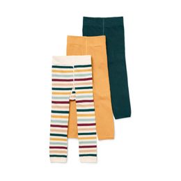 Tchibo - 3 Kinder-Strickleggings - Kinder - Gr. 98/104 - dunkelgr&uuml;n