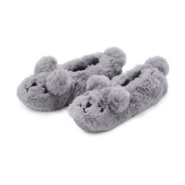 Tchibo - Hausschuhslipper - Damen - Gr. 40-41 - grau