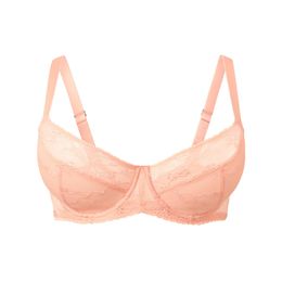 Tchibo - B&uuml;gel-BH mit Spitze - Damen - Gr. 75E - apricot