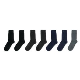Tchibo - 7 Paar Socken - Herren - Gr. 44-46 - dunkelblau