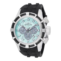 Invicta Bolt 49164 Herrenarmbanduhr - Quarzwerk - Edelstahl mit Blauem Zifferblatt - 50 mm