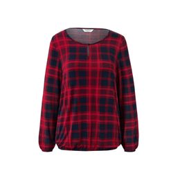 Tchibo - Blusenshirt - Damen - Gr. XL - dunkelblau/kariert