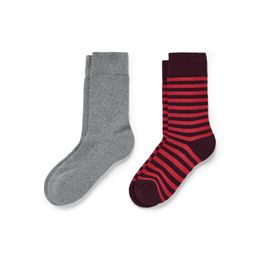 Tchibo - 2 Paar Sportsocken - Damen - Gr. 39-42 - bordeaux