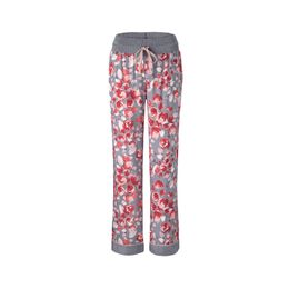 Tchibo - Relaxhose - Damen - Gr. L - dunkelgrau/print
