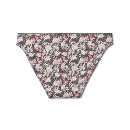 Tchibo - 5 Slips - Damen - Gr. M - taupe/print