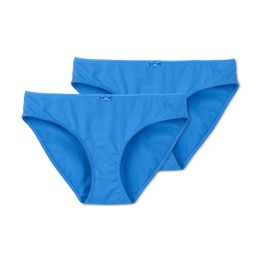 Tchibo - 2 Slips - Damen - Gr. S - blau