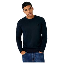 Jack Wills - "Seabourne" Pullover f&uuml;r Herren, Rundhalsausschnitt (Marine)