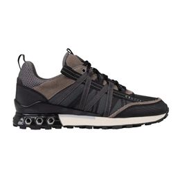 Cruyff - "Fearia" Sneaker f&uuml;r Herren, Wildleder, Hex-Tech (Schwarz)