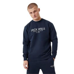 Jack Wills - "Belvue" Sweatshirt f&uuml;r Herren (Marine)