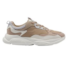 Hugo - "Leon" Sneaker f&uuml;r Herren, Netzmaterial (Mittelbeige)