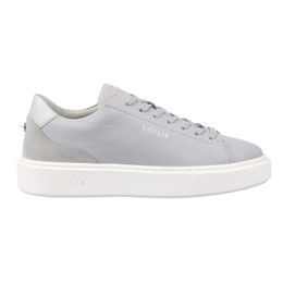 Lavair - "Luna" Logo Sneaker f&uuml;r Herren, Leder (Grau)