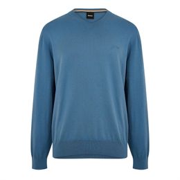 BOSS - Sweatshirt f&uuml;r Herren, V-Ausschnitt, Jerseyware (Pastellblau)
