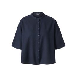 Tchibo - Oversized-Bluse aus Leinenmix - Damen - Gr. 40 - dunkelblau