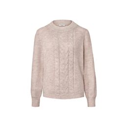 Tchibo - Grobstrickpullover mit Zopfmuster - Damen - Gr. L - creme