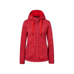 Tchibo - Strickfleecejacke - Damen - Gr. S - rot