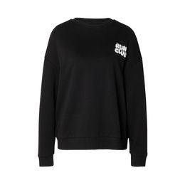 Tchibo - Sweatshirt - Damen - Gr. M - schwarz/print