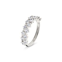 Tchibo - 925 Silber Ring &raquo;Double Row&laquo; - Damen - Gr. 20 - silber