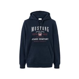 Tchibo - Hoodie &raquo;Mustang&laquo; - Gr. L - dunkelblau/print