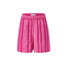 Tchibo - Webshorts mit Ikat-Muster - Damen - Gr. 48 - pink/jacquard