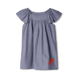 Tchibo - Kinder-Webkleid - Baby - Gr. 86/92 - blau