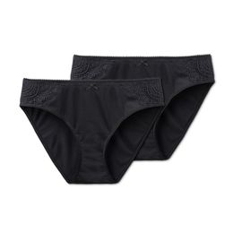 Tchibo - 2 Slips - Damen - Gr. S - schwarz
