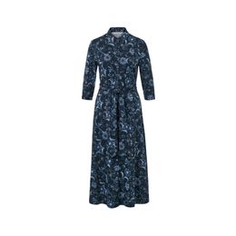 Tchibo - Bedrucktes Jerseykleid - Damen - Gr. 44 - dunkelblau/print