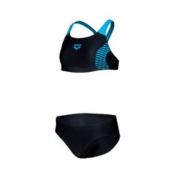 arena Feel Kinder-Bikini Openings Energy Back - M&auml;dchen - Gr. 128 - schwarz