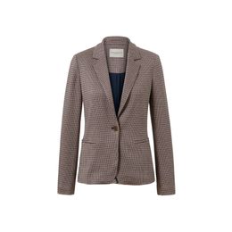 Tchibo - Karierter Sweatblazer - Damen - Gr. 42 - wei&szlig;/kariert