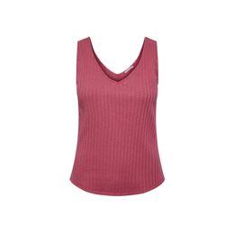 Tchibo - Rippstrick-Top - Damen - Gr. XS - dunkelrosa
