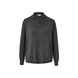 Tchibo - Strickpullover mit Polokragen - Damen - Gr. L - anthrazit