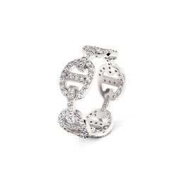 Tchibo - Ring &raquo;Schiffsanker&laquo; - Damen - Gr. 19 - silber