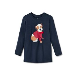 Tchibo - Kleinkinder-Langarmshirt - Gr. 98/104 - dunkelblau