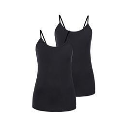 Tchibo - 2 Hemdchen - Damen - Gr. XXL - schwarz