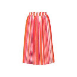 Tchibo - Gestreifter Plisseerock - Damen - Gr. 40 - orange/gestreift