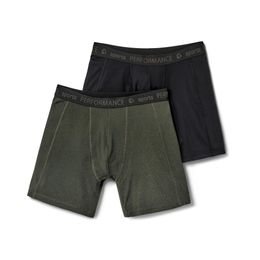 Tchibo - 2 Sport-Slipboxer - Herren - Gr. S/4 - schwarz