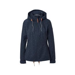 Tchibo - Gemusterte Softshell-Jacke - Damen - Gr. 48 - dunkelblau/print