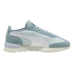 Puma - "R78 Wind" Sneaker f&uuml;r Herren/Damen Unisex, Leder (Blau/Wei&szlig;)