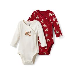 Tchibo - 2 Baby-Bodys - Baby - Gr. 98/104 - creme