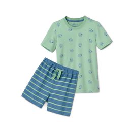 Tchibo - Shorty-Pyjama - Jungen - Gr. 134/140 - blau