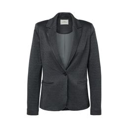 Tchibo - Karierter Jerseyblazer - Damen - Gr. 40 - schwarz/kariert
